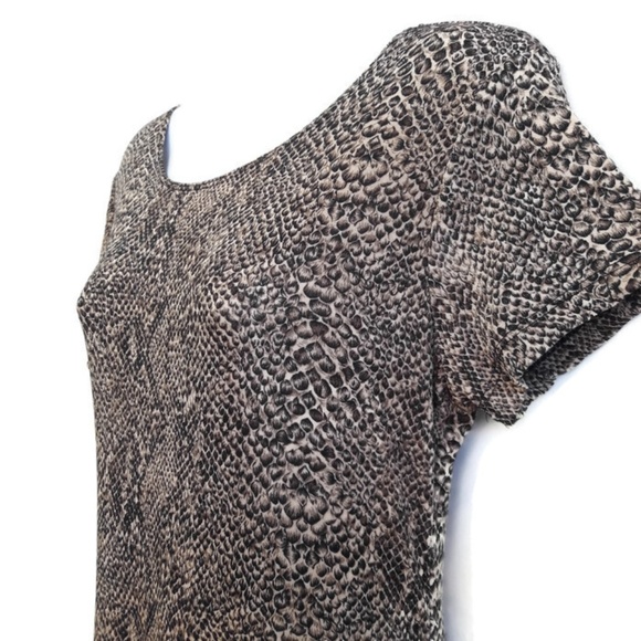 Vintage | Dresses | Expressa Usa Dress Python Lizard Print Vintage S ...